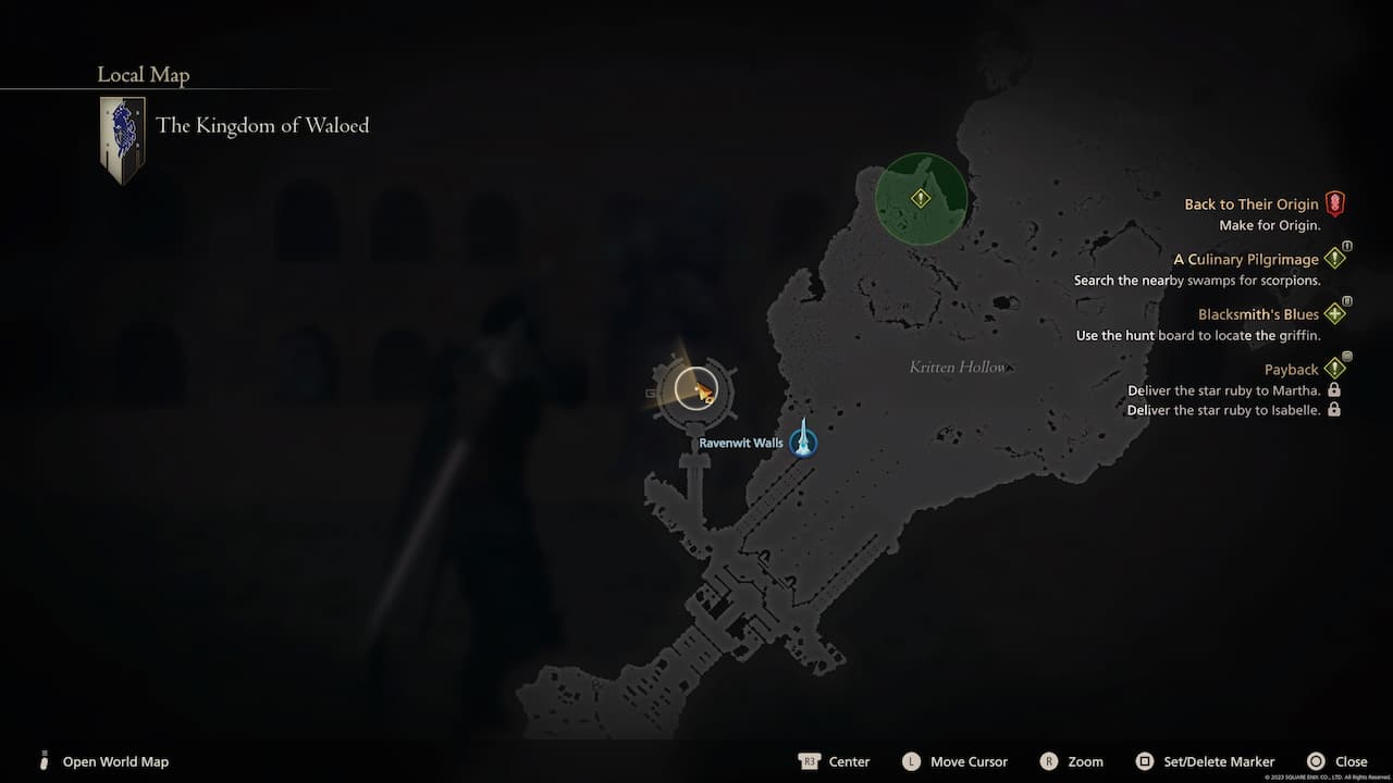 FFXVI Kuza Beast Hunt Location: Where to Find Balmung Dark in Waloed ...