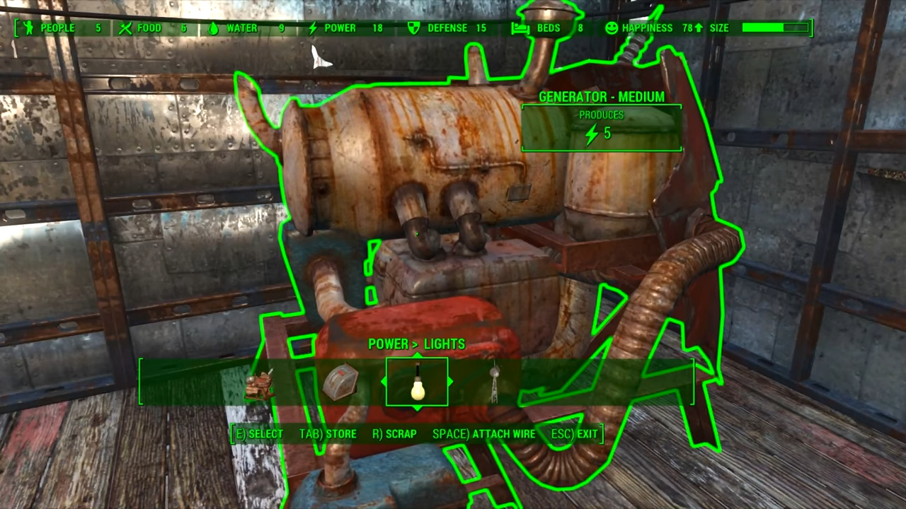 Fallout 4 Workshop: How to Power Lights | Attack of the Fanboy