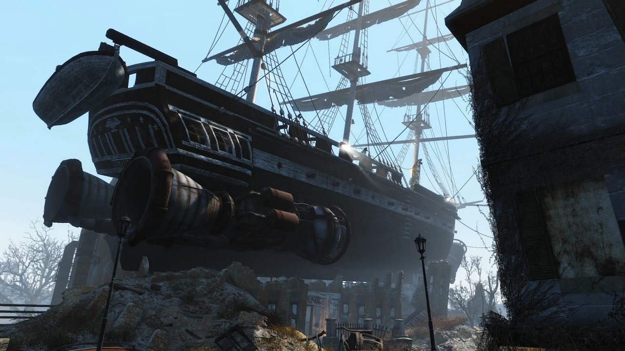Fallout 4 USS Constitution: Side with Ironsides or Scavengers? | Attack ...