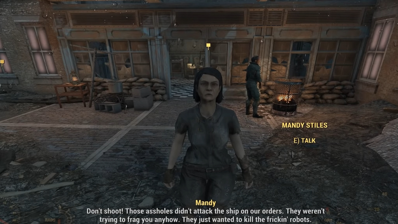 Fallout 4 USS Constitution: Side with Ironsides or Scavengers? | Attack ...
