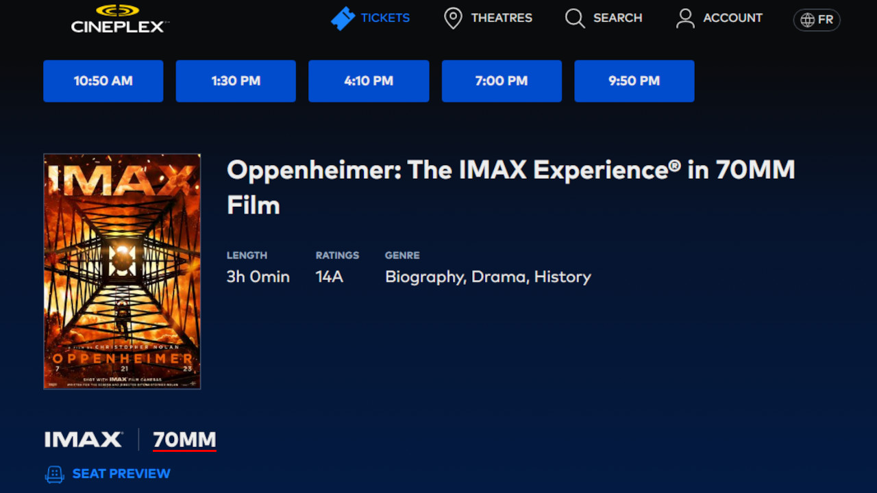 Oppenheimer in IMAX, 70mm, Film, Dolby, Digital: Best Way to See ...