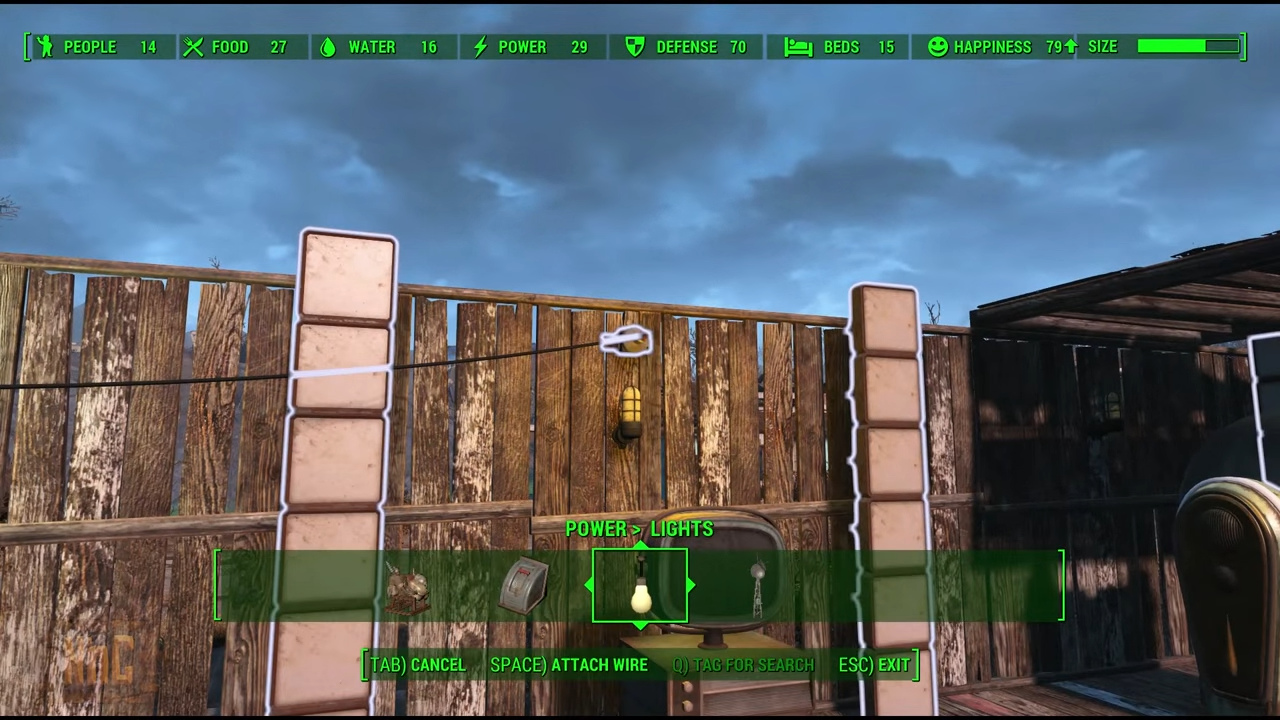 Fallout 4 Workshop: How to Power Lights | Attack of the Fanboy