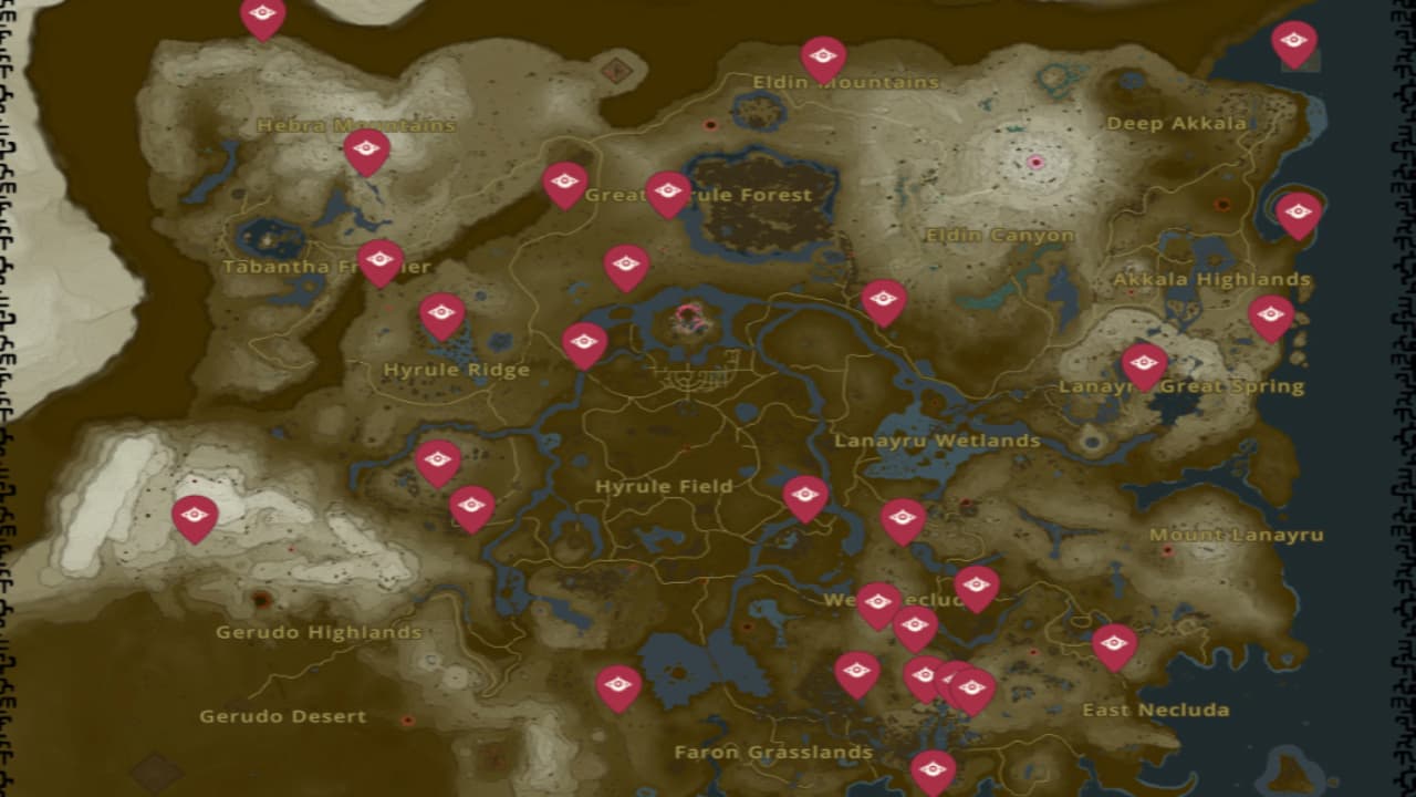 All Hinox Locations in Zelda Tears of the Kingdom (TOTK) | Attack of ...
