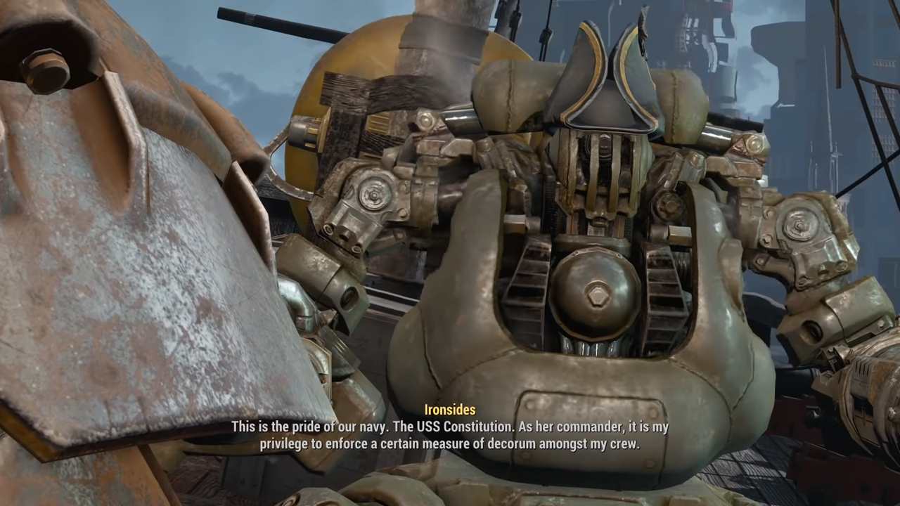 Fallout 4 USS Constitution: Side with Ironsides or Scavengers? | Attack ...