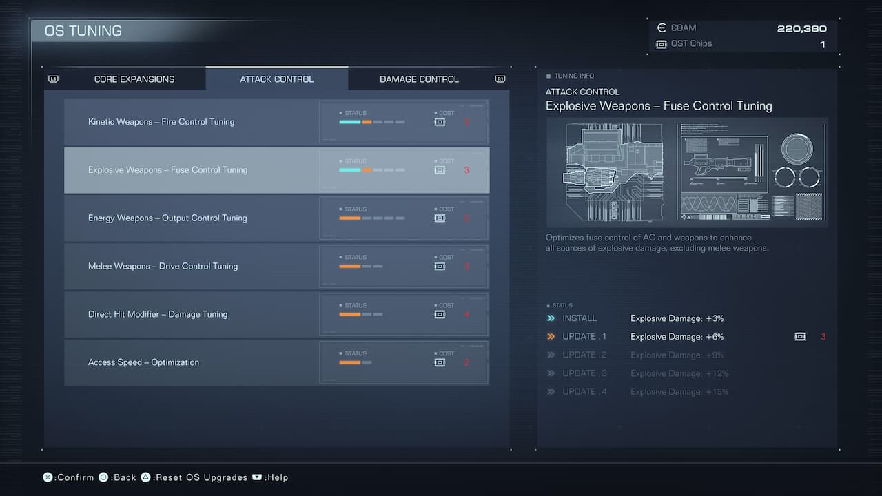 Best OS Tuning Options in Armored Core 6 (AC6) | Attack of the Fanboy