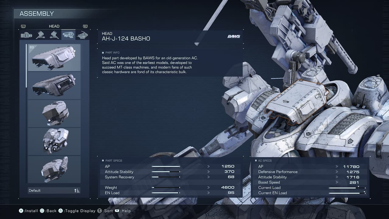 Best Heads in Armored Core 6 (AC6) | Attack of the Fanboy