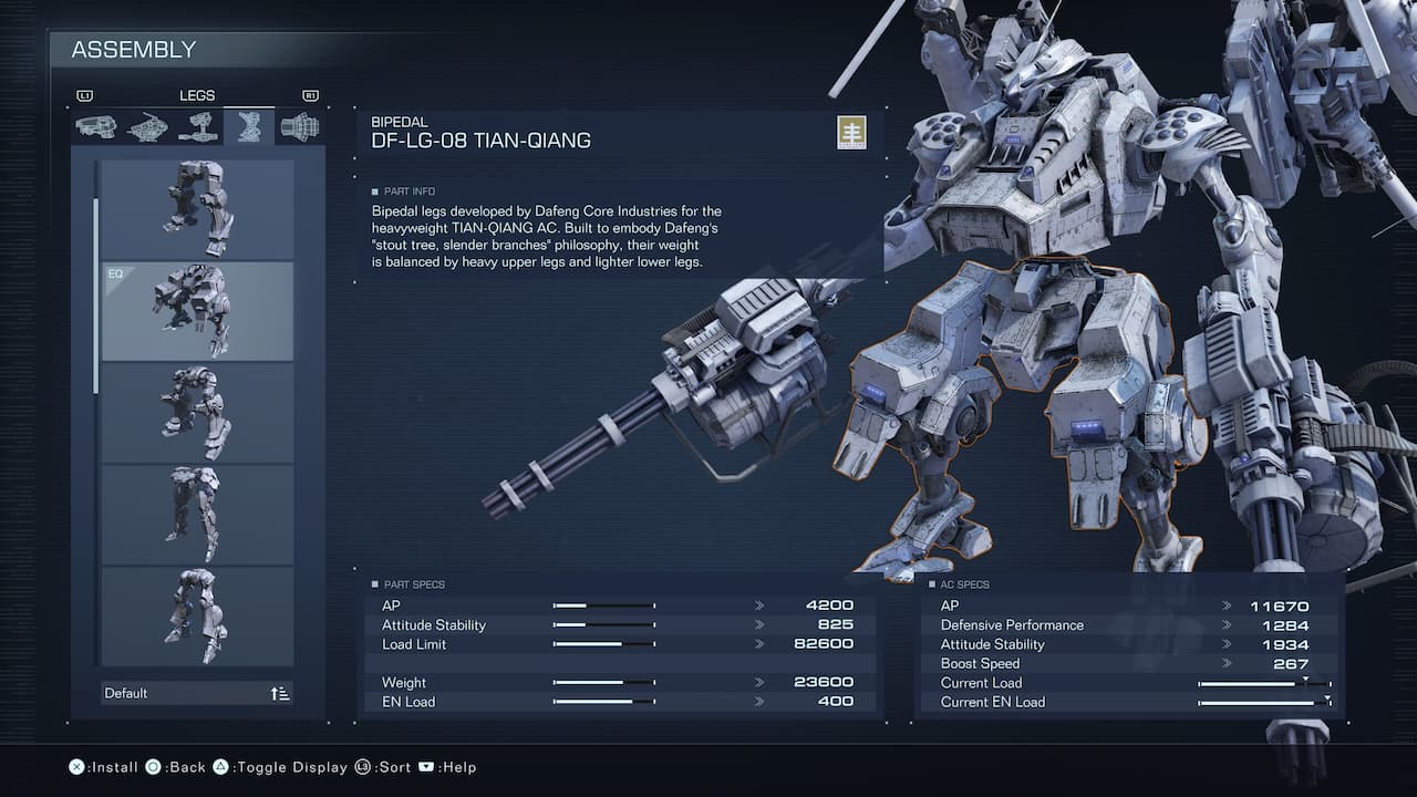 Best Legs in Armored Core 6 (AC6) | Attack of the Fanboy