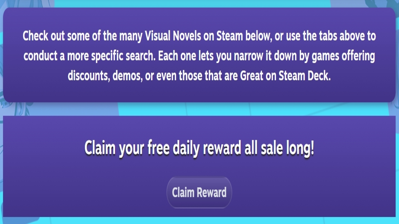 How to Claim All Free Stickers During Steam Visual Novel Fest 2023 ...