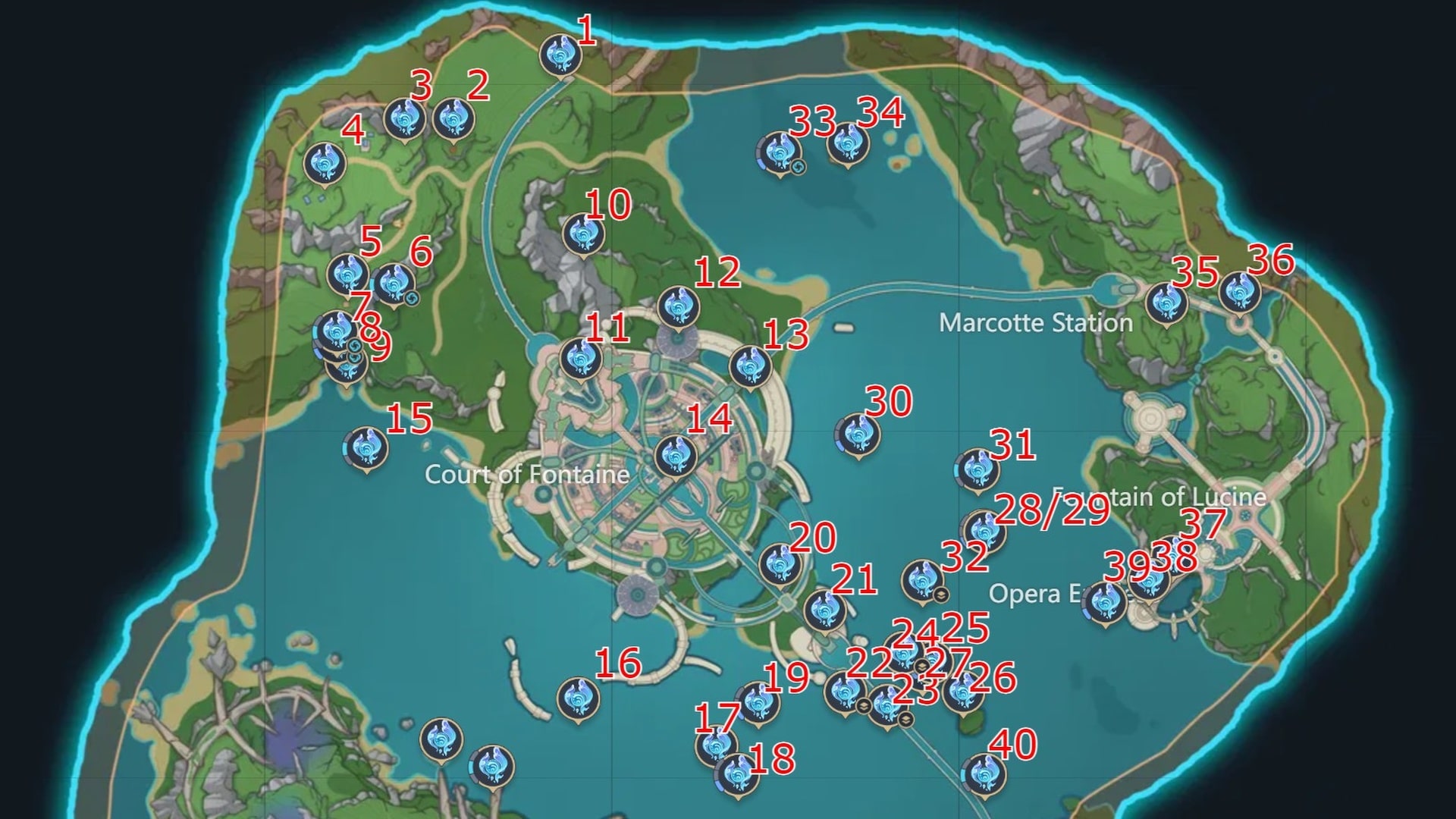 All 85 Hydroculus Locations in Genshin Impact | Attack of the Fanboy