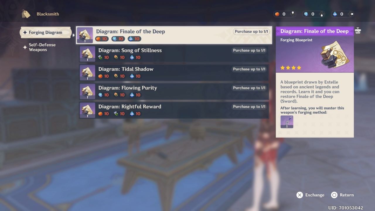 How To Get All Fontaine Craftable Weapon Diagrams in Genshin Impact ...