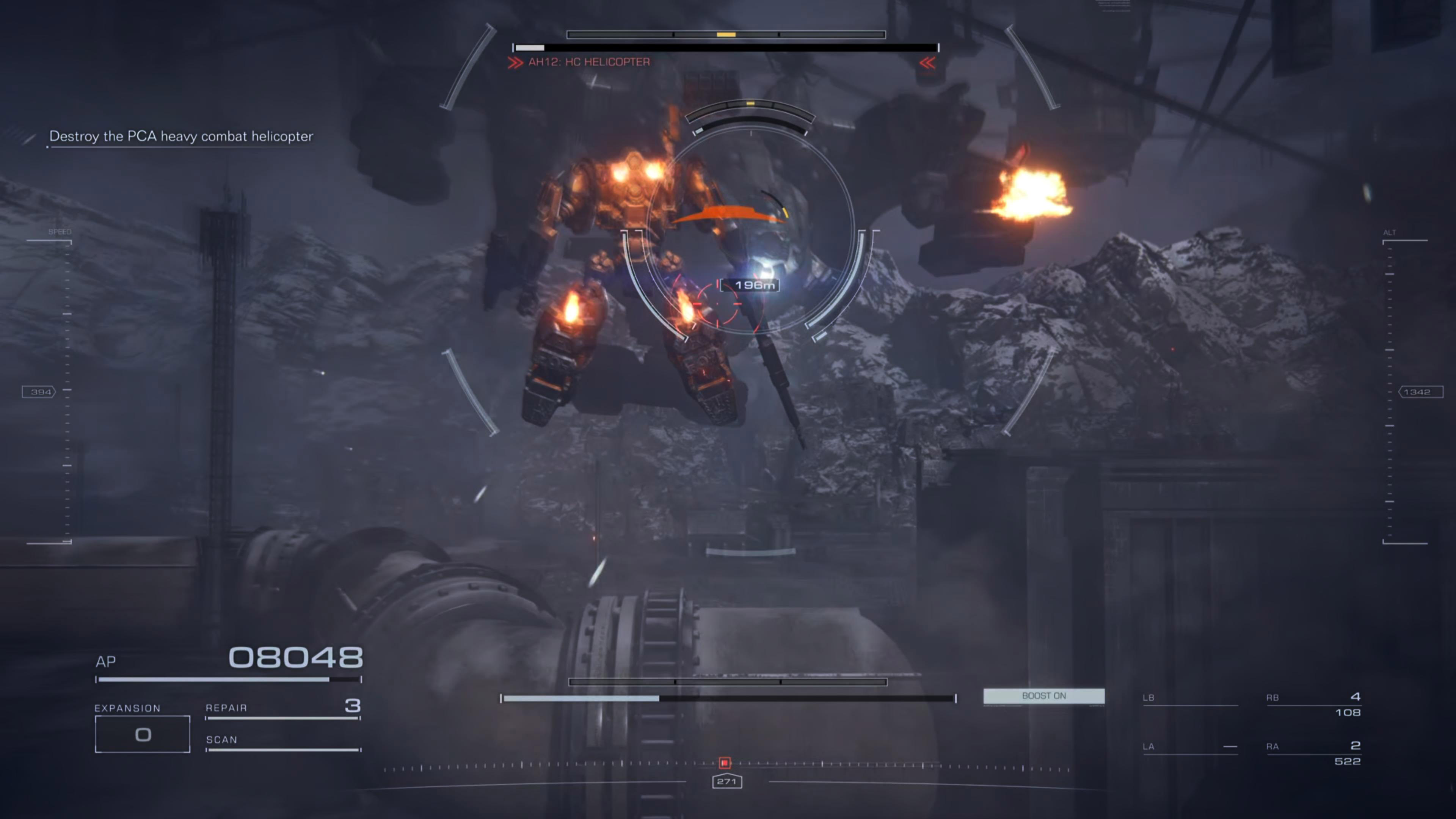 How to Easily Defeat the AH12 HC Helicopter in Armored Core 6: PCA ...