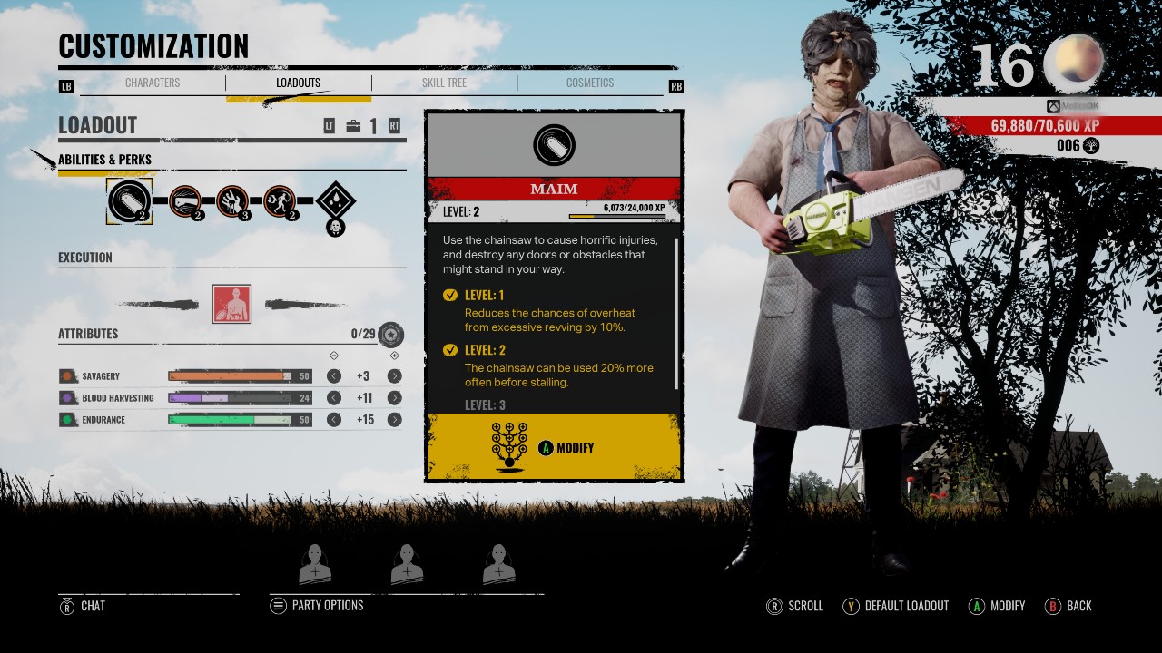Best Texas Chain Saw Massacre Leatherface Build: Skill Tree, Perks, and ...