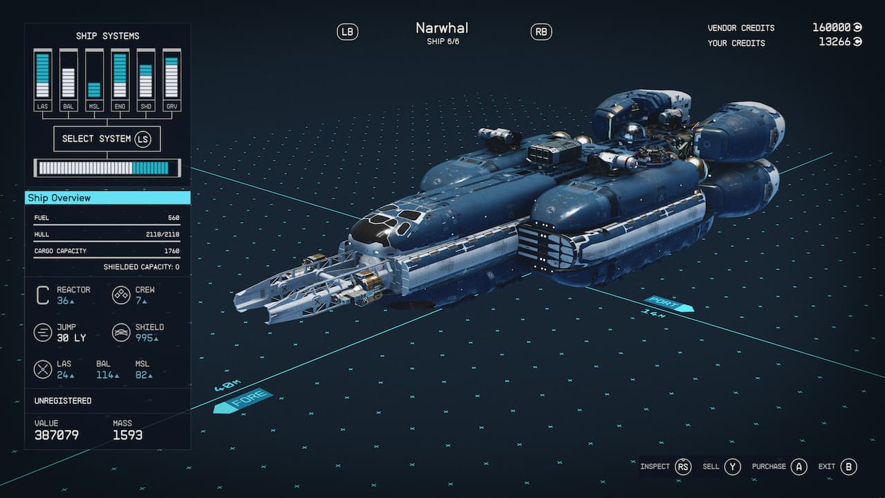 How to Get the Narwhal Ship in Starfield | Location and Price | Attack ...