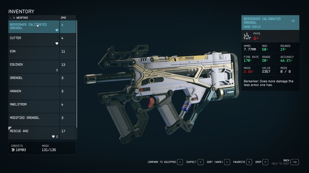 Starfield Weapon Tiers Explained: Calibrated, Refined, Advanced, and ...