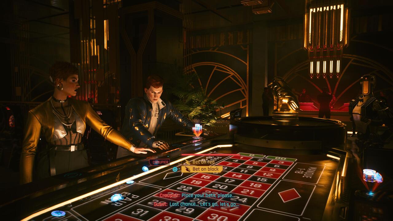 Cyberpunk 2077 Phantom Liberty Roulette Guide: Red or Black Choice and ...