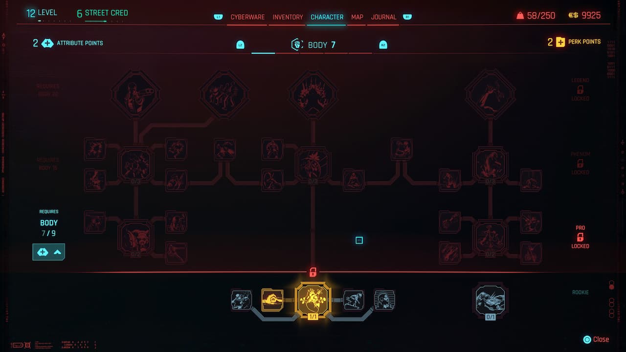 Best Body Perks to Unlock First in Cyberpunk 2077 | Attack of the Fanboy