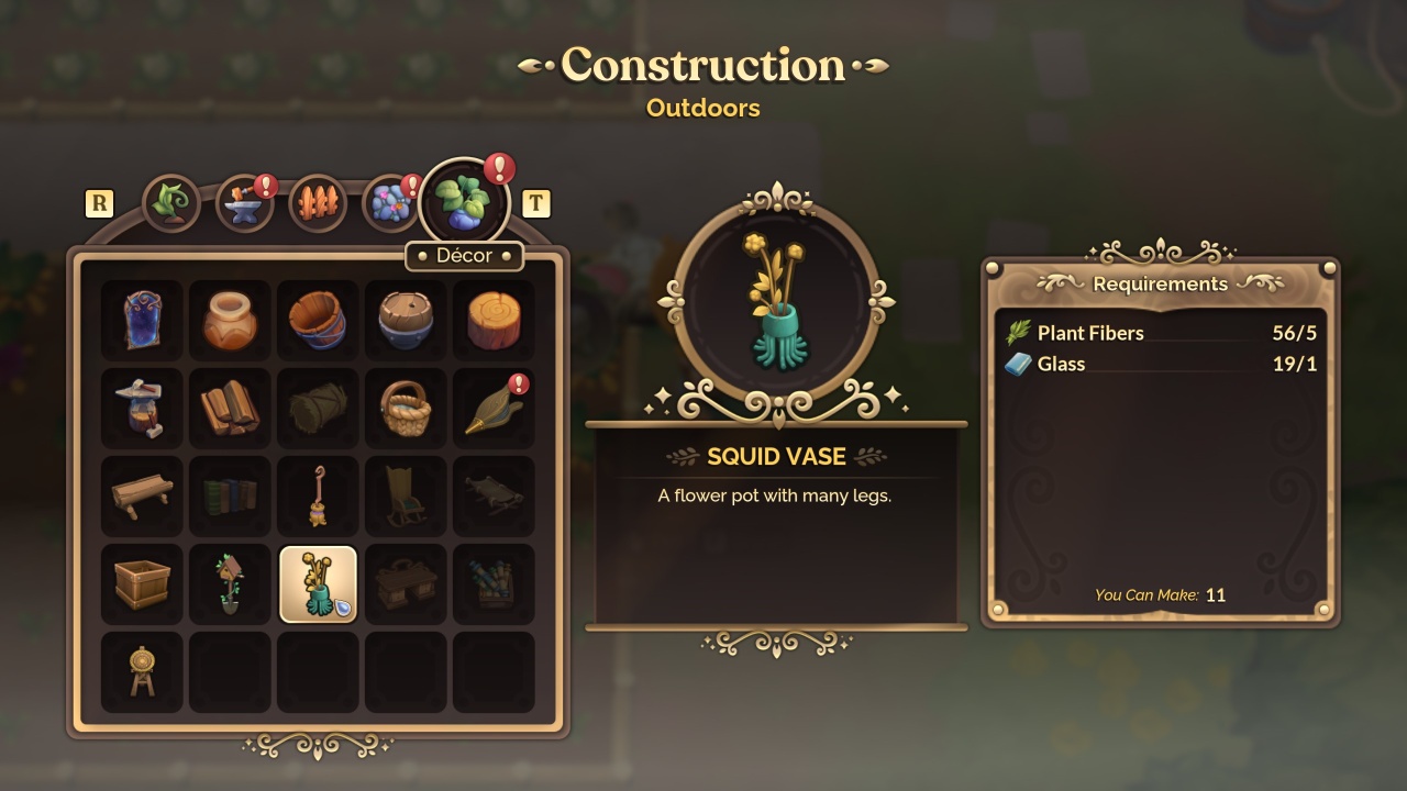 How to Build Decorative Items With Flowers in Fae Farm | Petal Bloom ...