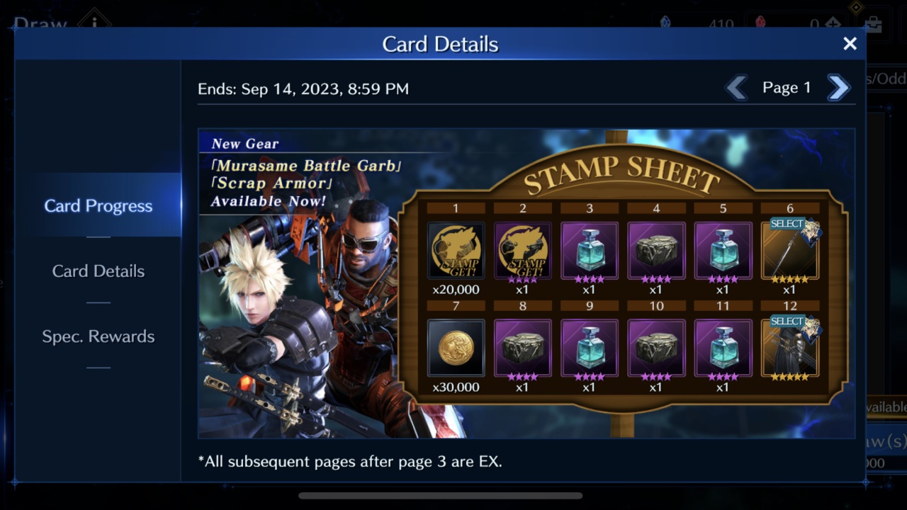 FF7 Ever Crisis Stamp Card Pity System Explained | Attack of the Fanboy