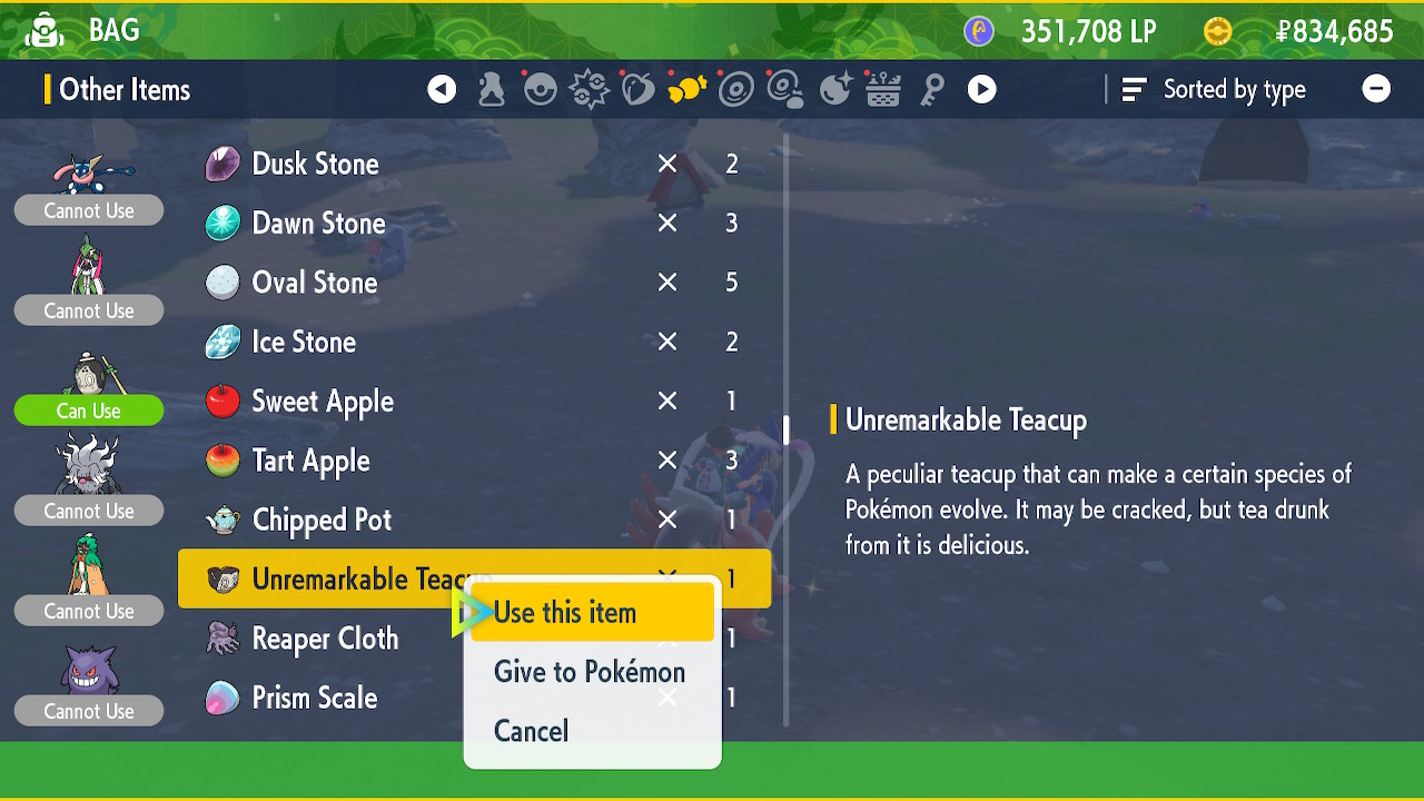 How to Evolve Poltchageist into Sinistcha in Pokemon Scarlet and Violet ...