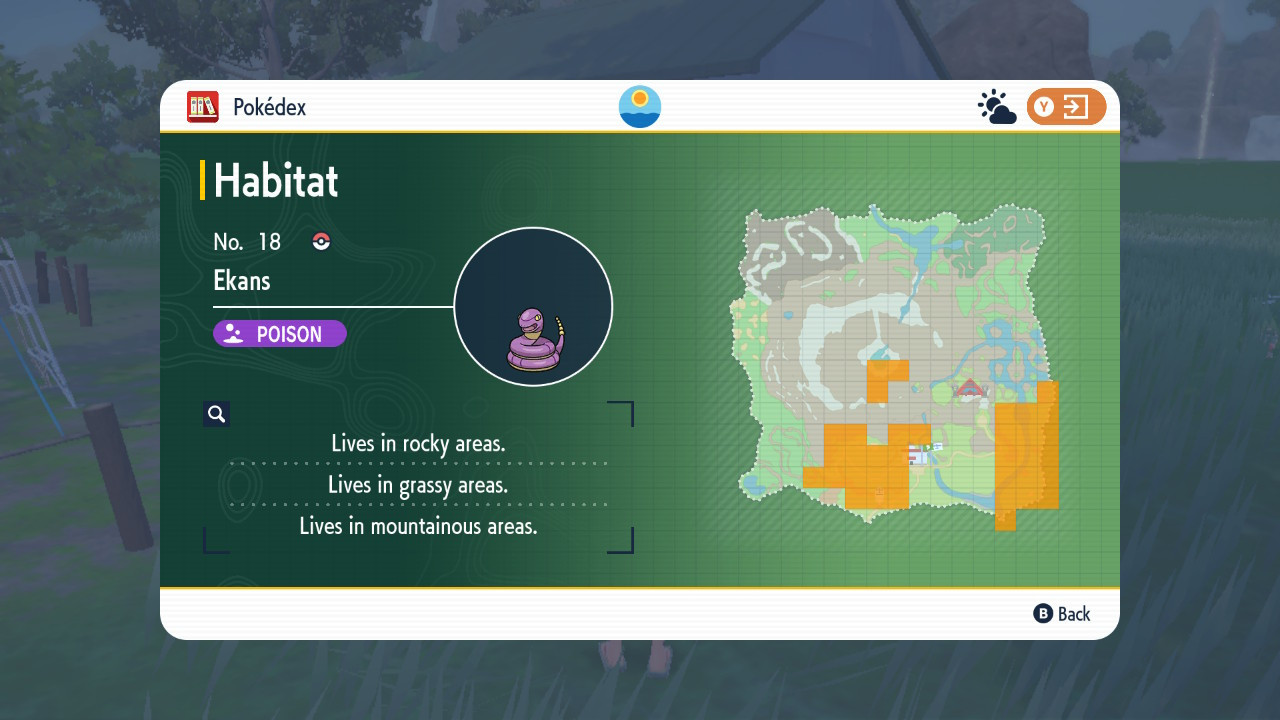 Where to Catch Ekans and Arbok in Pokémon Scarlet & Violet Teal Mask ...