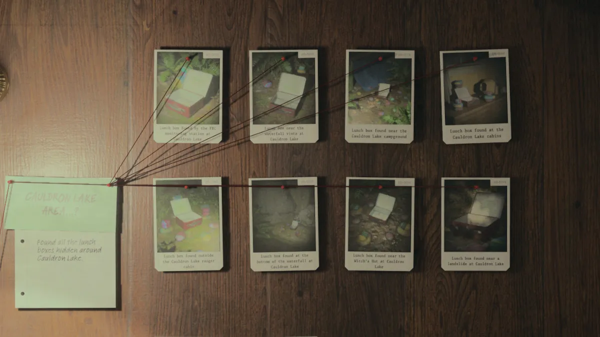 Alan Wake 2: All Alex Casey Lunchbox Locations in Cauldron Lake ...