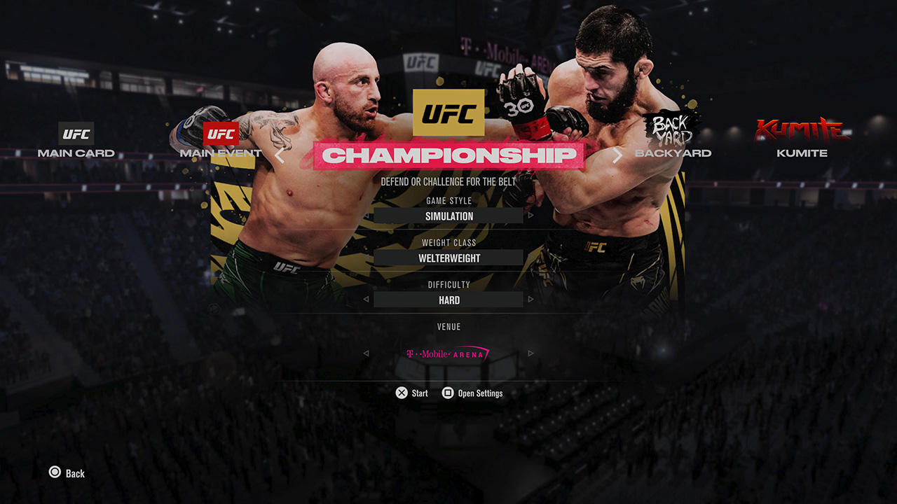 UFC 5 Simulation, Knockout, and Stand and Bang Game Styles Explained ...