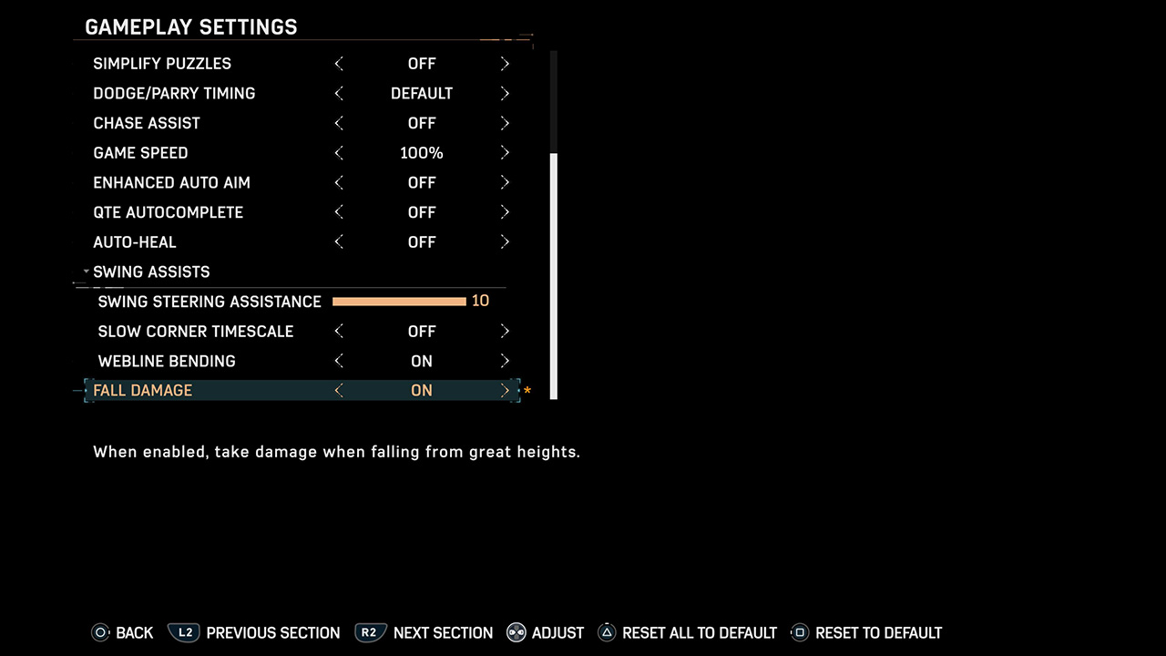 How to Turn On Fall Damage in Marvel's Spider-Man 2 | Attack of the Fanboy