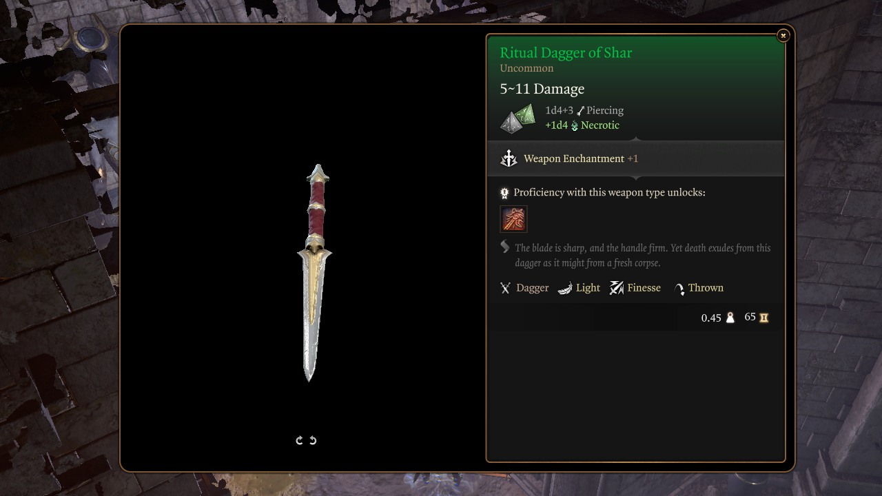 Should You Take the Dagger of Shar in Baldur's Gate 3? | Attack of the ...