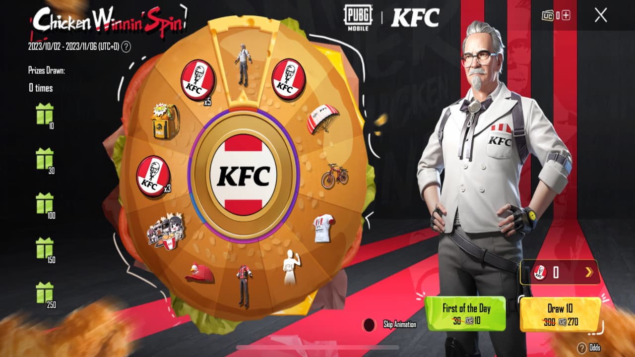 PUBG x KFC Event: All Rewards and How to Get Them | Attack of the Fanboy
