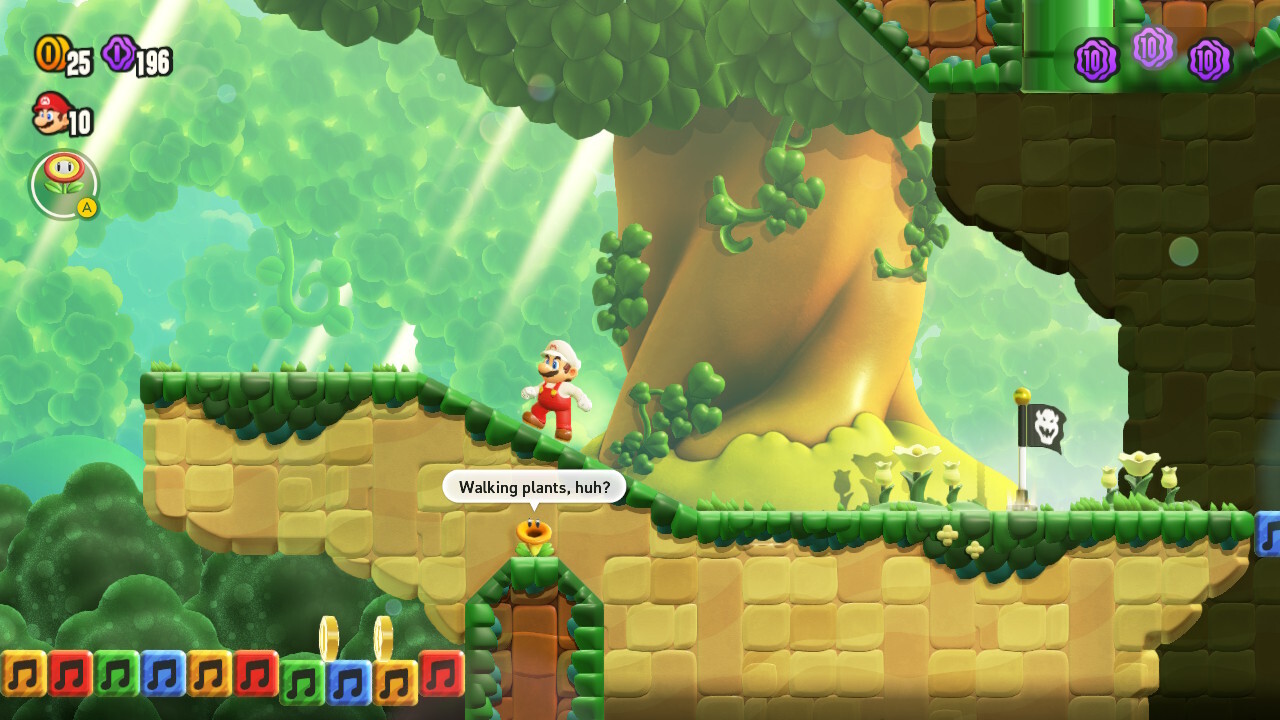 All Piranha Plants on Parade Flower Coin, Wonder Seed, and Secret ...