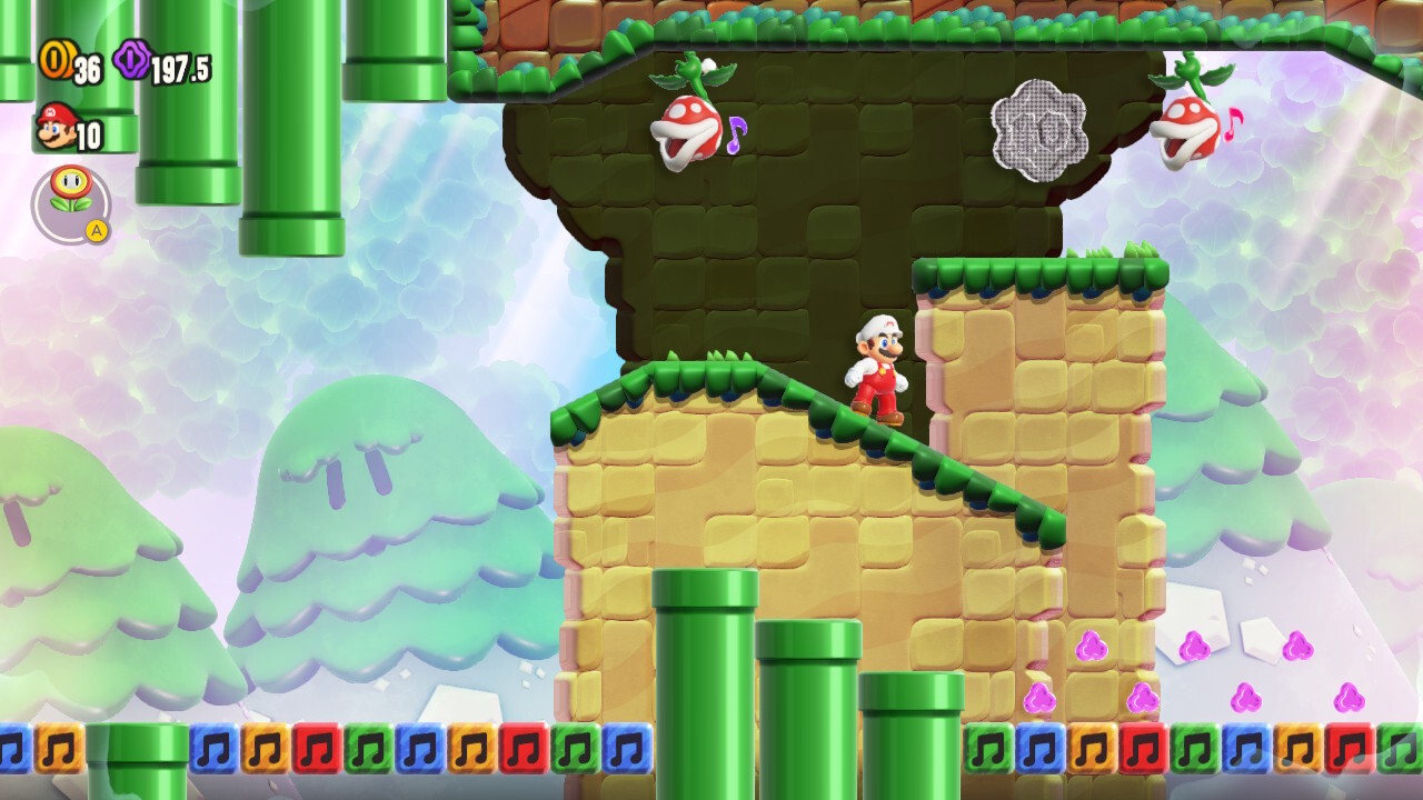 All Piranha Plants on Parade Flower Coin, Wonder Seed, and Secret ...