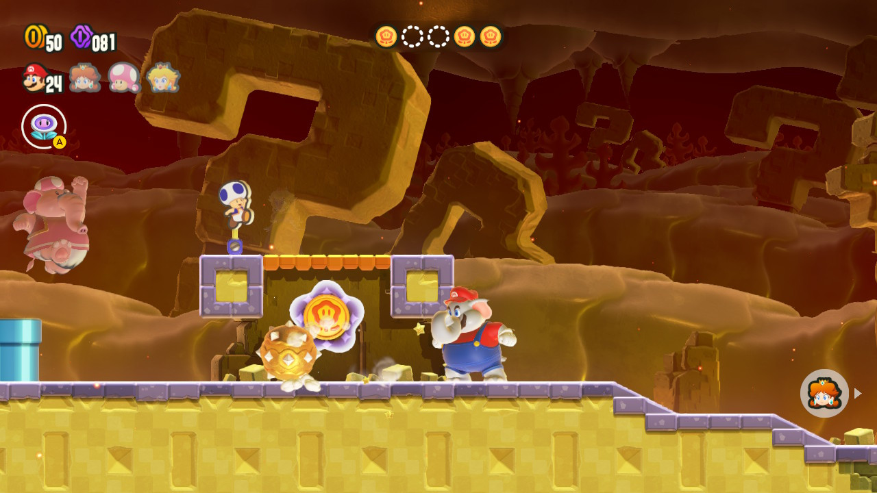 Super Mario Bros Wonder: All Wonder Tokens in Search Party Item Park ...