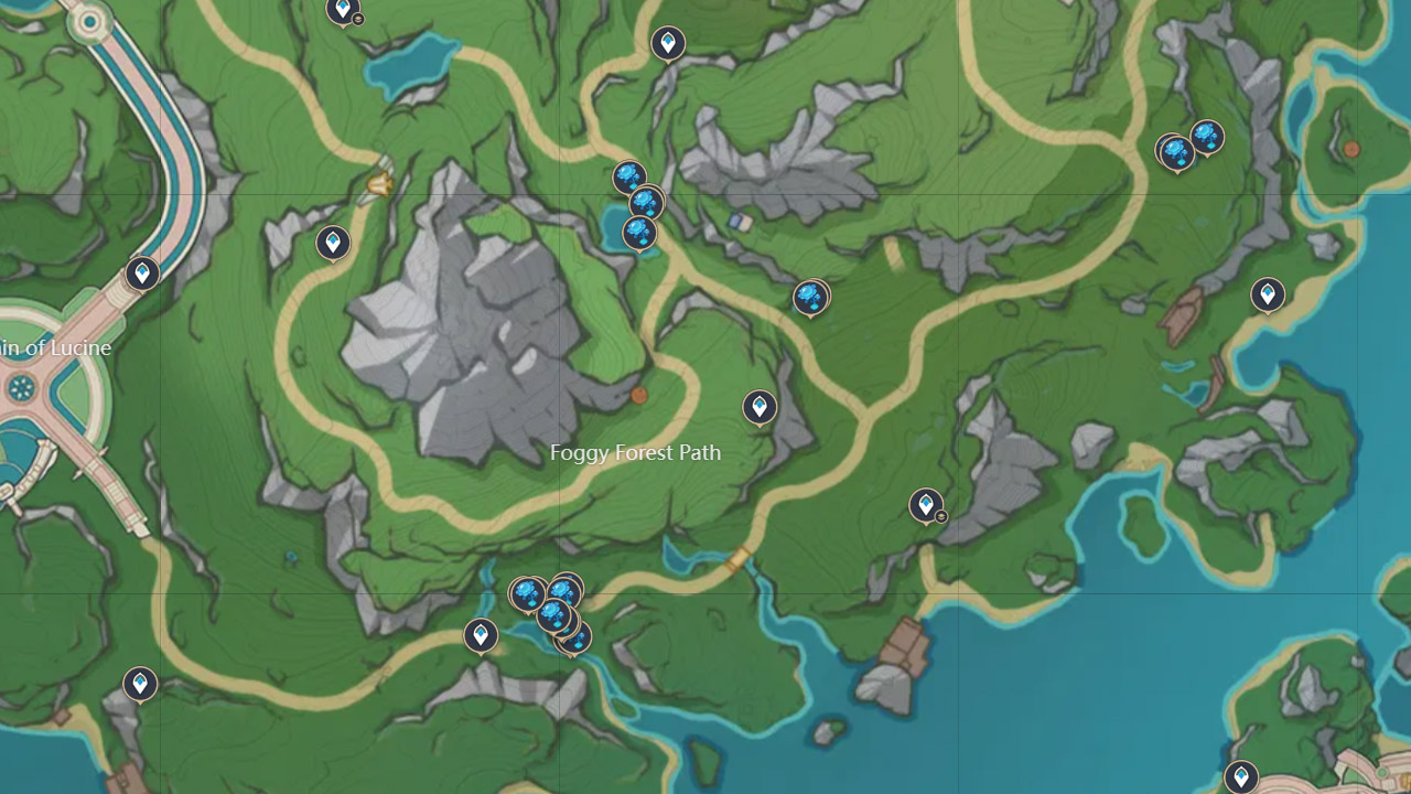 All Lakelight Lily Locations and Best Farming Route in Genshin Impact ...