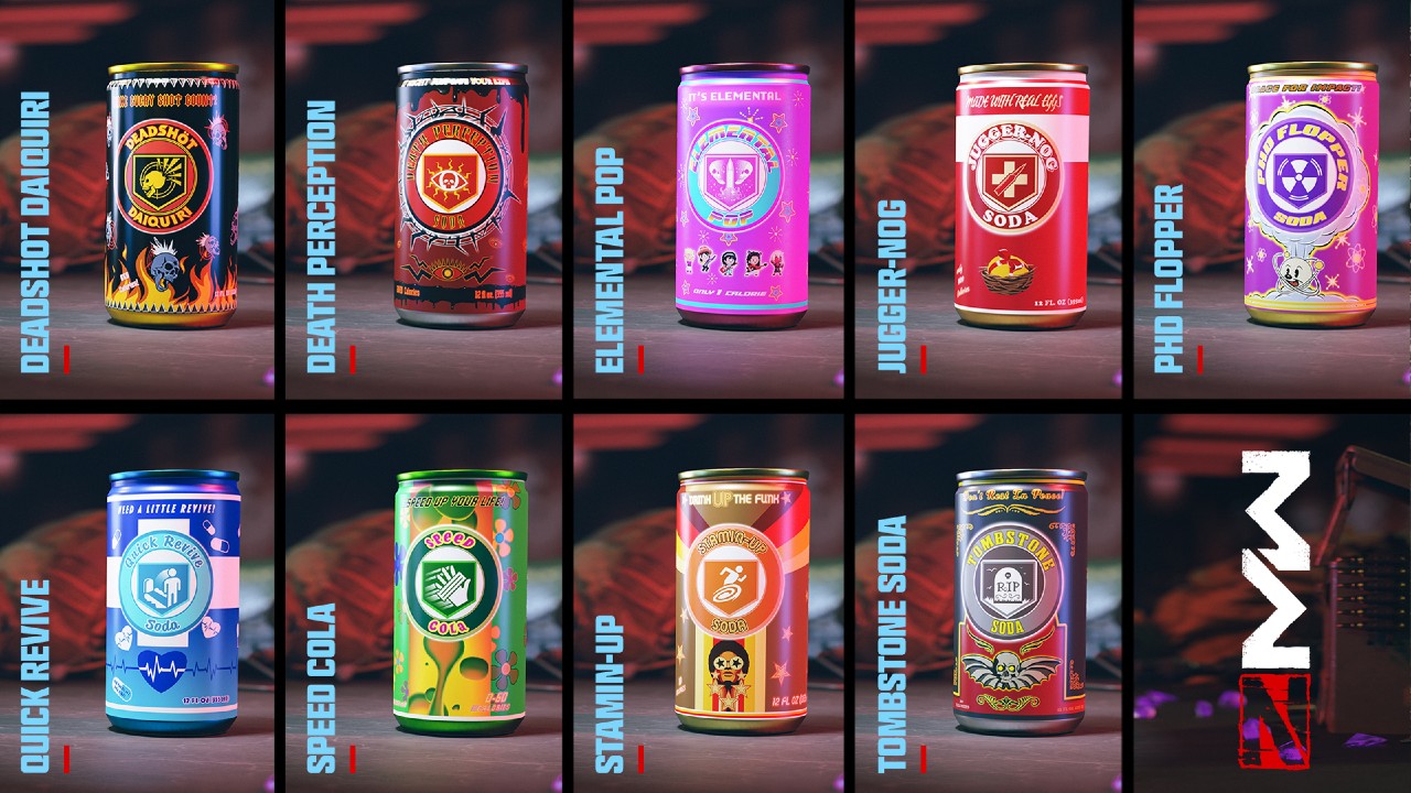 MW3 Zombies Perk-a-Cola Locations & Crafting Recipes/Schematics ...