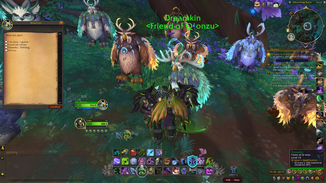 All Q'onzu's Qualifications Answers in World of Warcraft (WoW ...