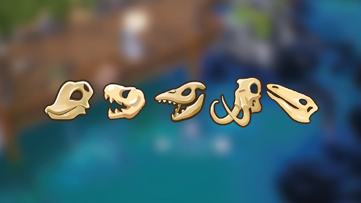 Coral Island Fossil Guide | Node Sources and Fossil Types Listed