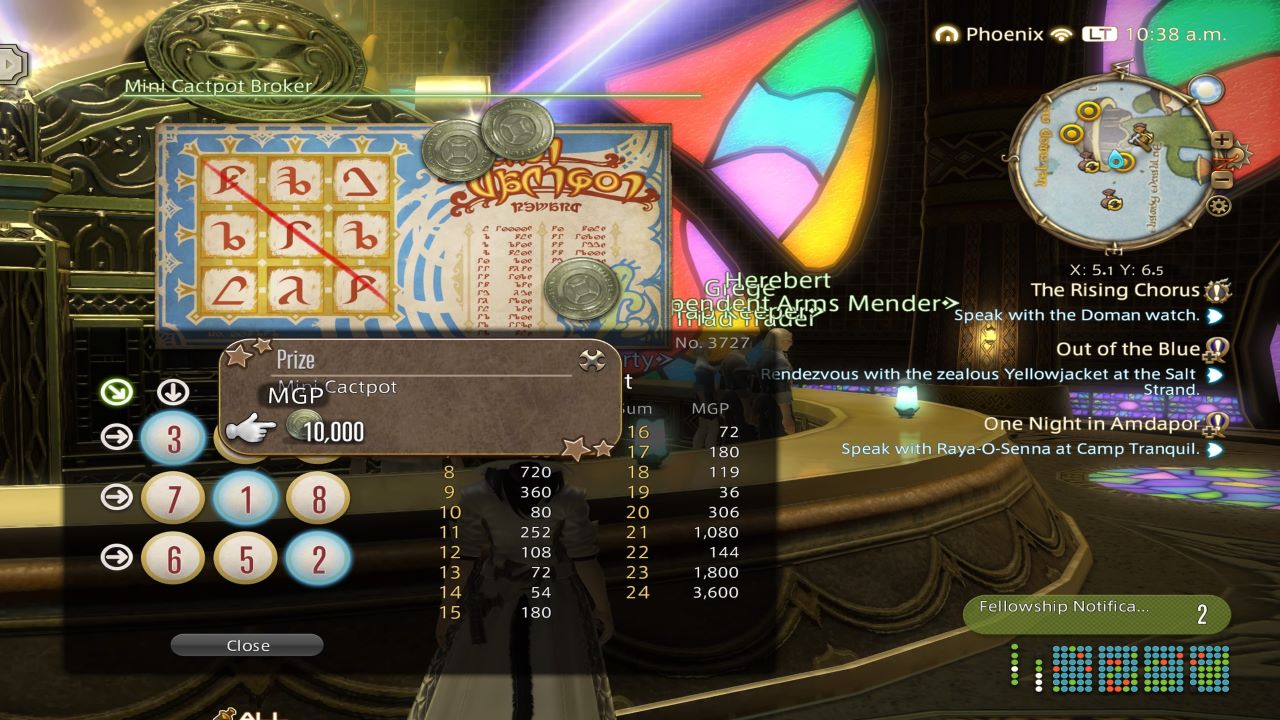 FFXIV Mini Cactpot Strategy Guide | Attack of the Fanboy