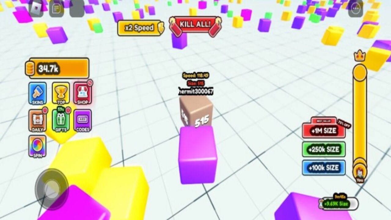 Cube Eating Simulator Codes (November 2023) | Attack of the Fanboy