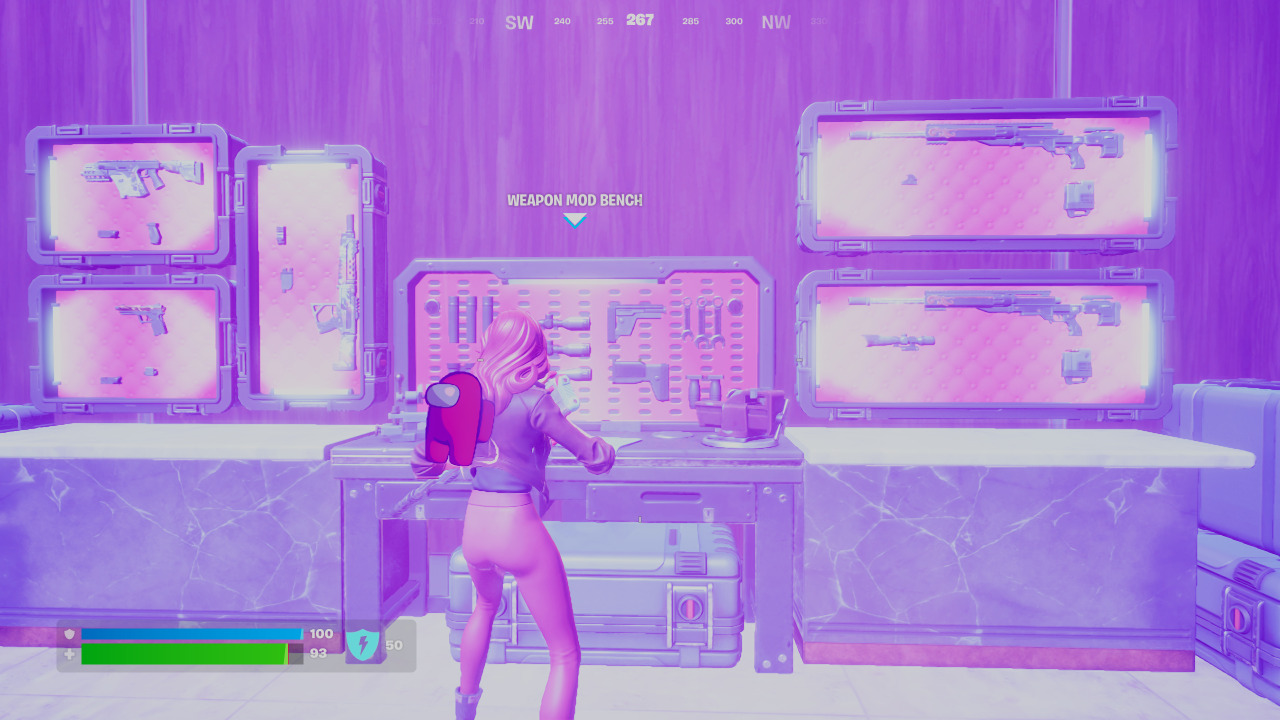 Fortnite Mod Bench Locations: How to Change Weapon Attachments | Attack ...