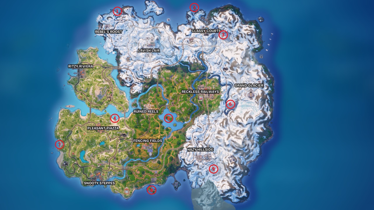 All Fortnite Fishing Spot Locations (Chapter 5) | Attack of the Fanboy
