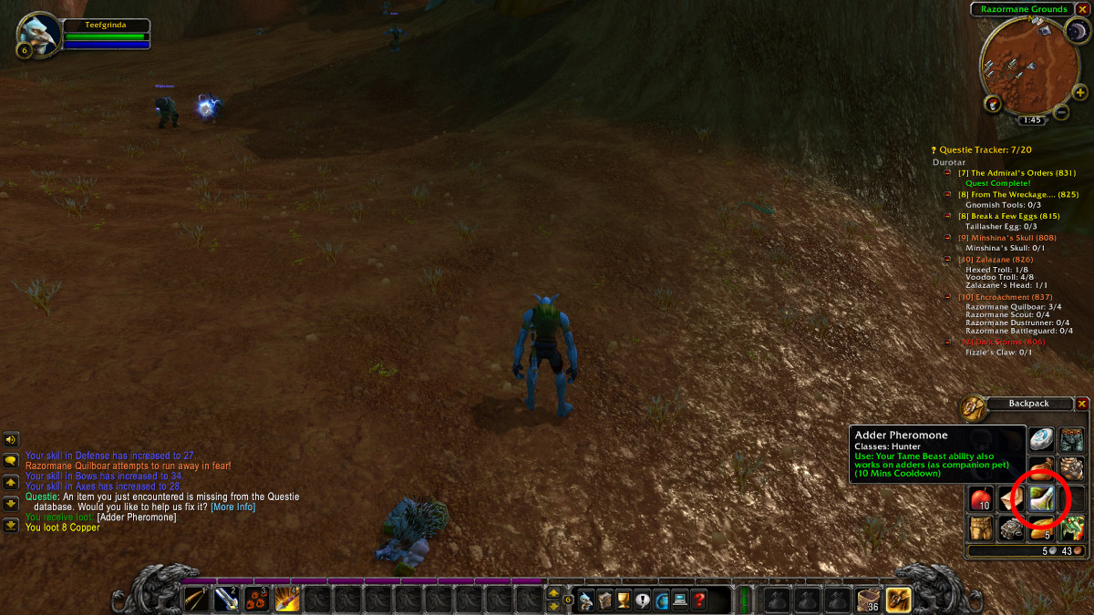 How to Get an Adder Snake for Razzil in WoW Classic: Season of ...