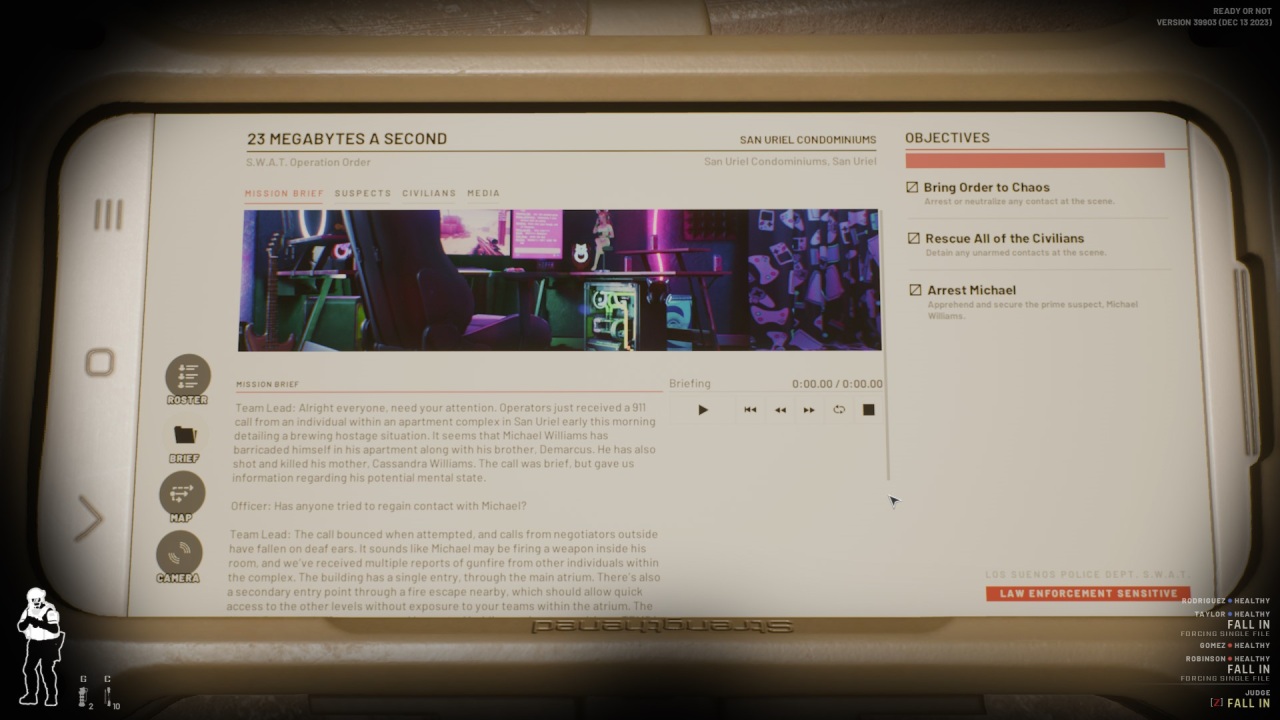 Ready or Not 23 Megabytes per Second Guide: All Objectives and Soft ...