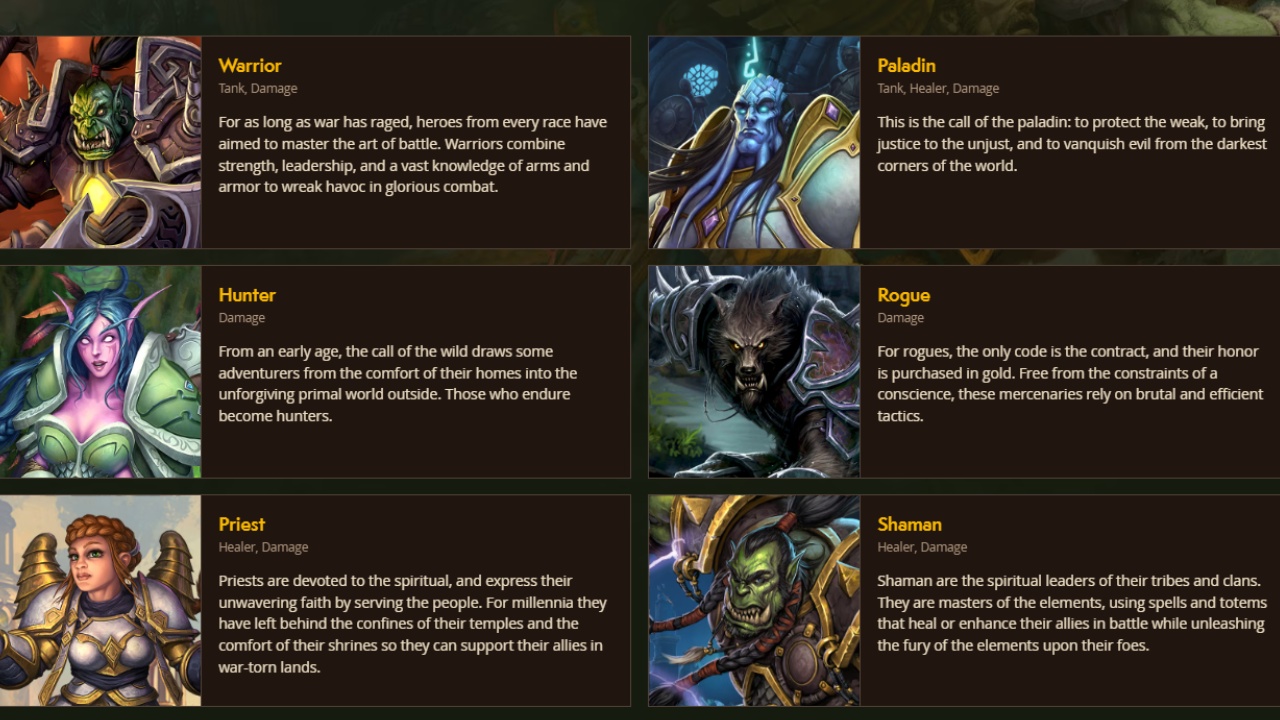 Best WoW Classic Classes, Ranked | Attack of the Fanboy