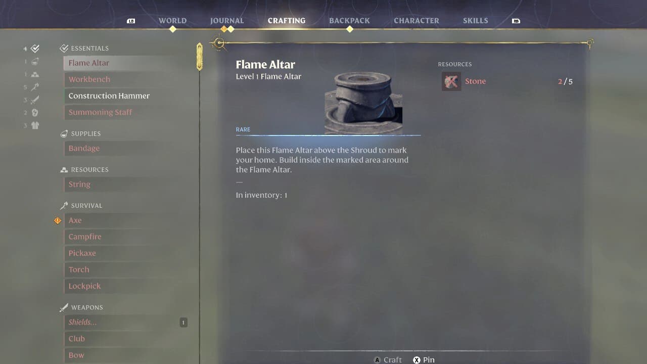 How to Move the Flame Altar Without Losing Your Base in Enshrouded ...