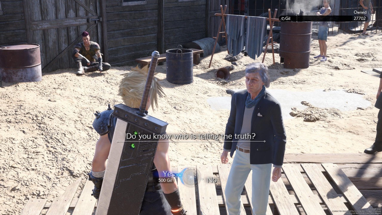 Which Swindler is Telling the Truth in Corel Prison in Final Fantasy ...