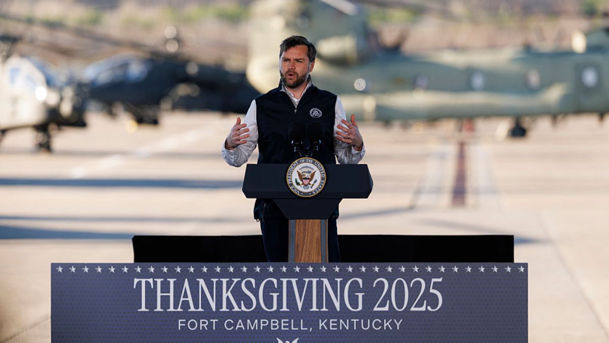 'Nobody does it': JD Vance explains why Americans actually cook turkey ...