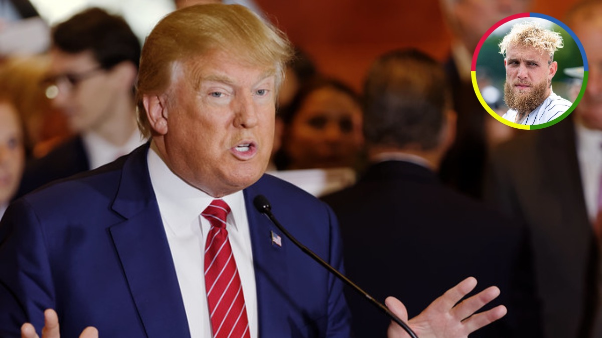 Donald Trump made a surprise move at a rally by bringing Jake Paul ...