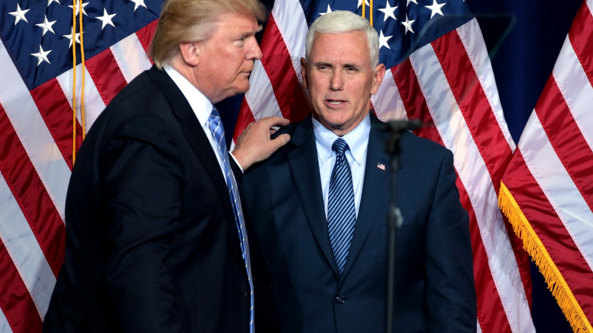Former Vice President Mike Pence calls the Trump administration's $1.8 ...